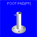 Foot Pad - Shelter Parts and Fittings - Fence-Material