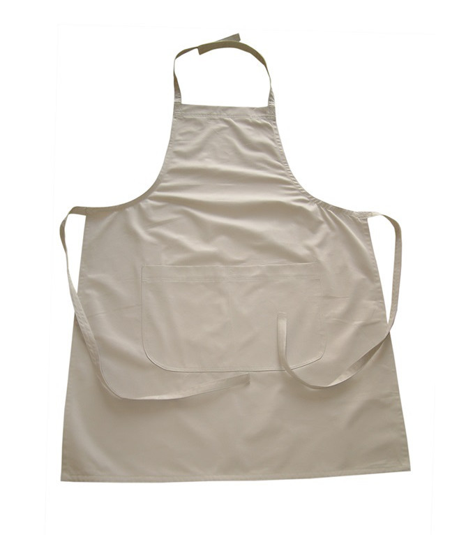 Plain Unisex Chef Work DIY Apron - Stone | Bronta Mill