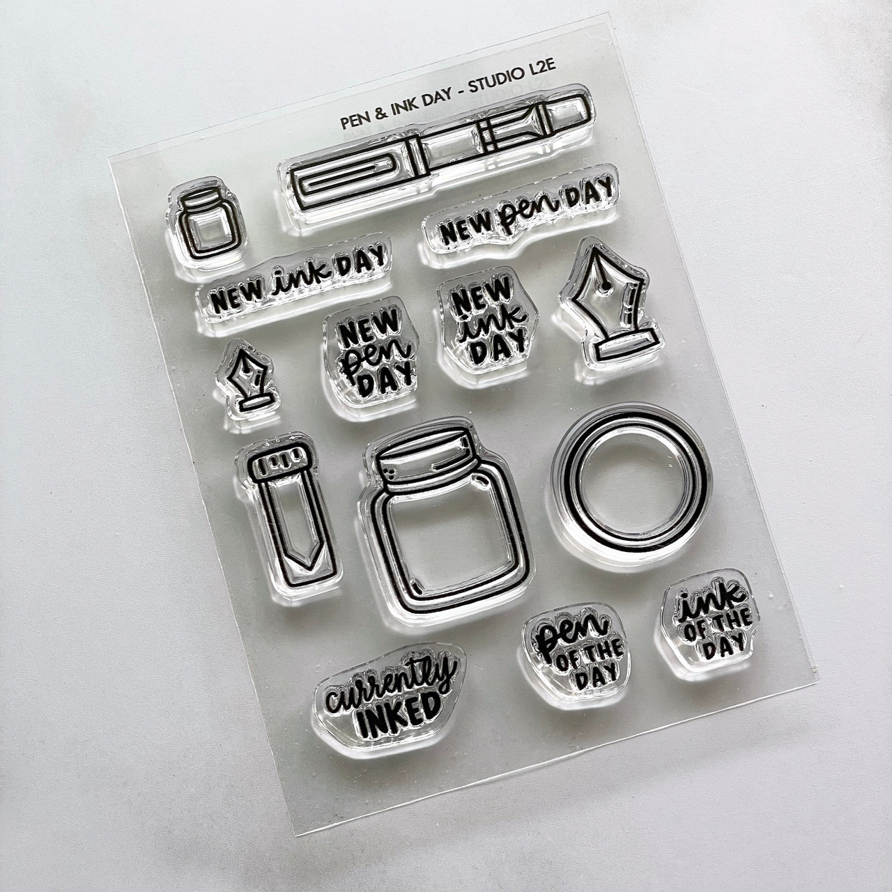 Pen and Ink Day – Clear Stamp Set by Studio L2E