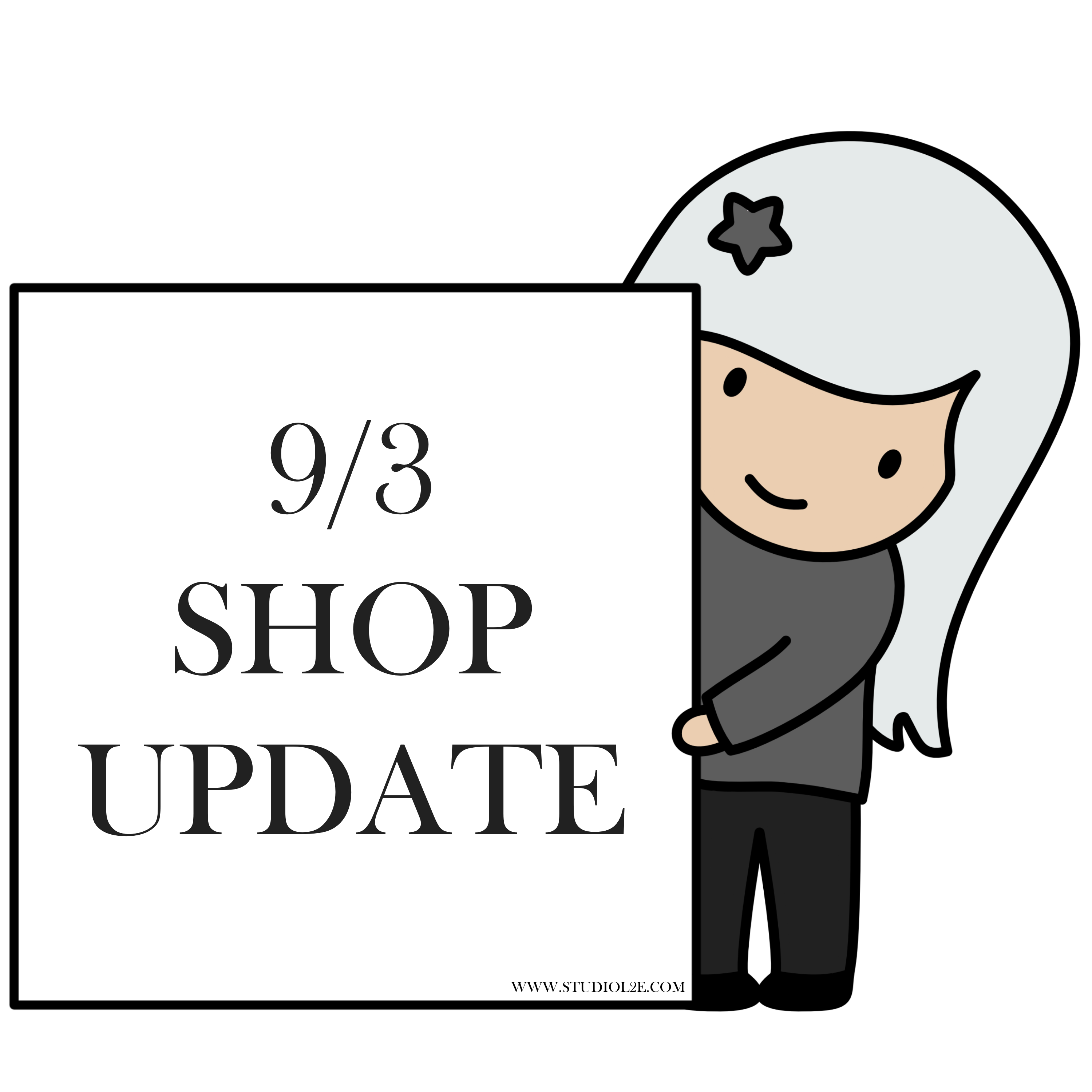 9/3 SHOP UPDATE