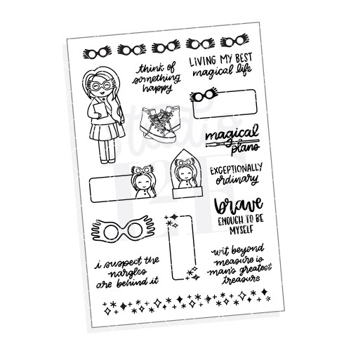 Witty Wizard planner stamps by Studio L2E