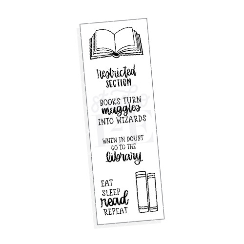 Restricted Section book lovers planner stamps by Studio L2E
