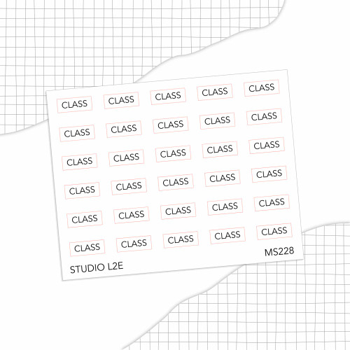 Class Minimal Text - STUDIO L2E