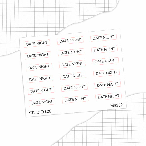 Date Night Minimal Text - STUDIO L2E