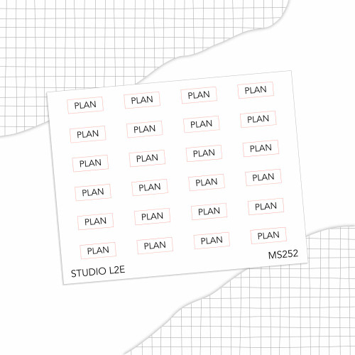 Plan Minimal Text - STUDIO L2E
