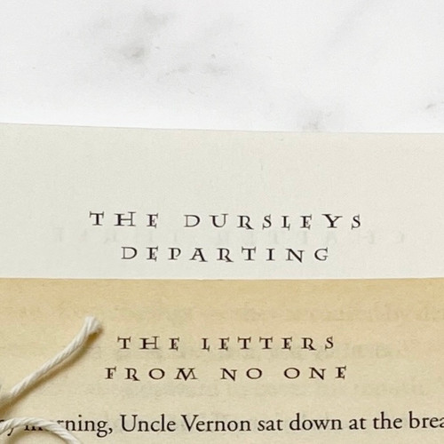 Harry Potter book pages