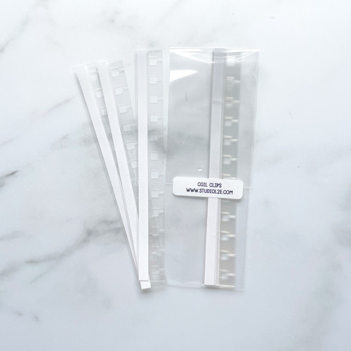 Wire-bound Pocket Planner Snap In Coil Clips (12 holes) - STUDIO L2E