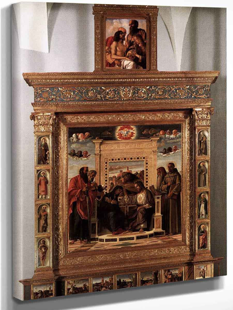 Pesaro Altarpiece By Giovanni Bellini Print or Oil Painting ...