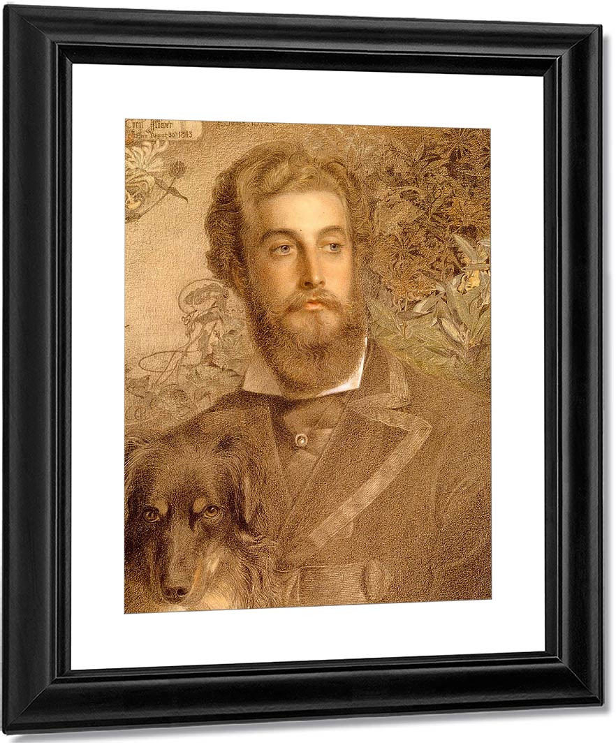 Portrait Of Cyril Flower, Lord Battersea By Anthony Frederick Sandys ...