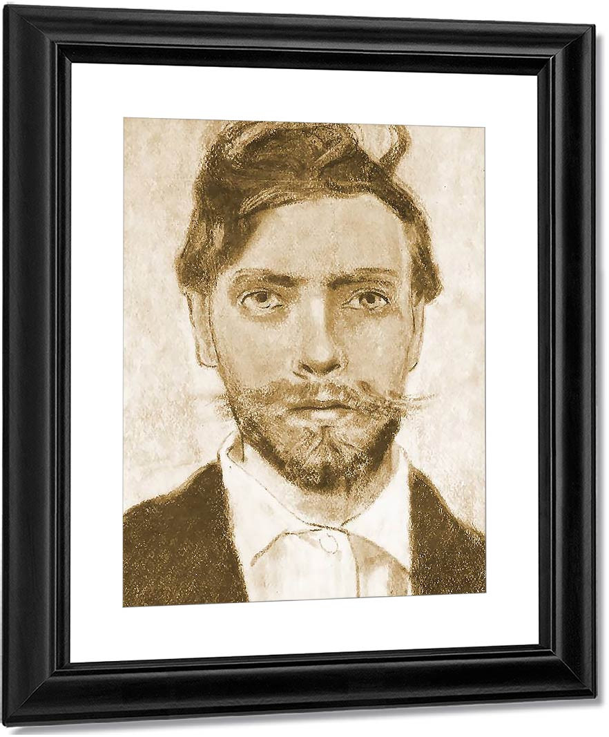 Self Portrait 2 By Stanislaw Wyspianski Art Reproduction from Cutler Miles.