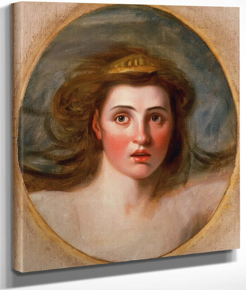 Emma, Lady Hamilton By George Romney Reproduction