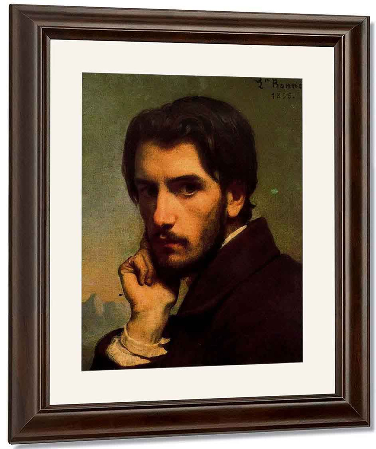 Self Portrait By Leon Joseph Florentin Bonnat Reproduction