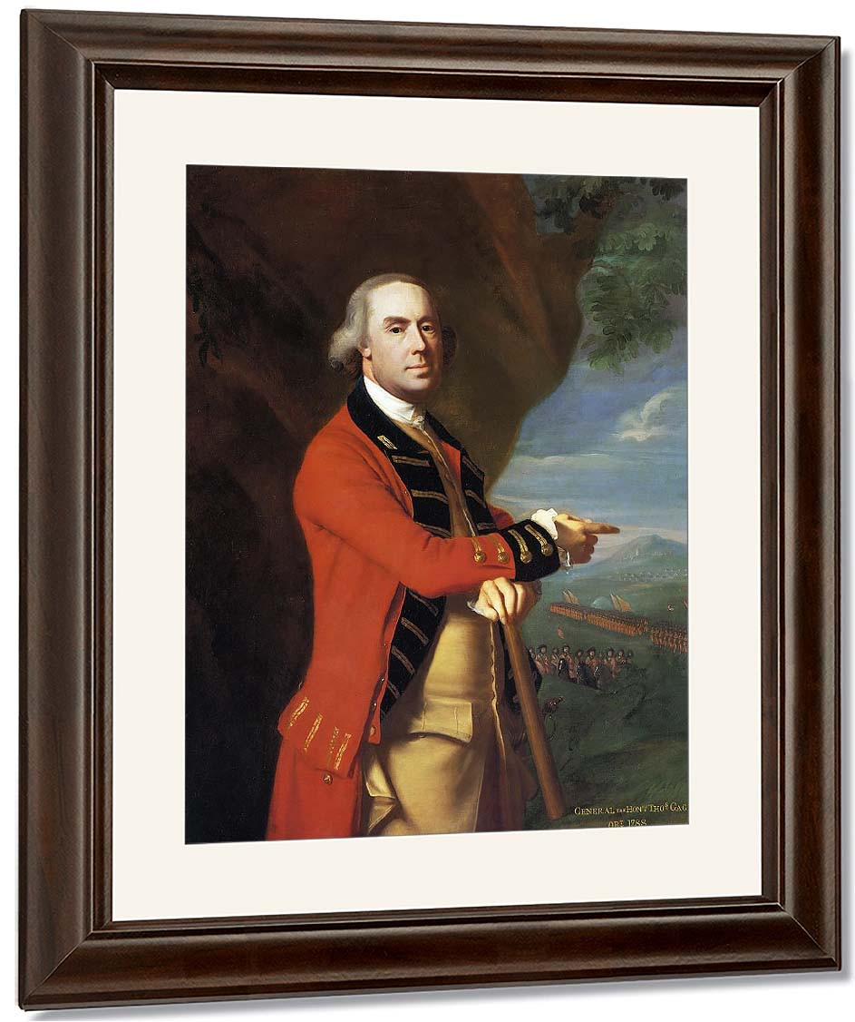 Thomas Gage By John Singleton Copley By John Singleton Copley Reproduction