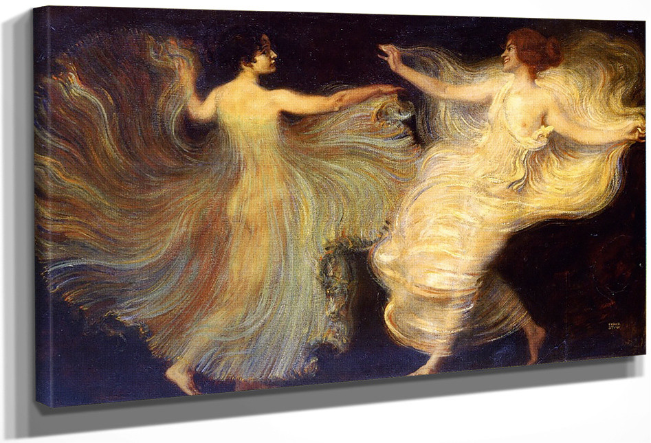 Dancers By Franz Von Stuck Print or Oil Painting Reproduction from ...
