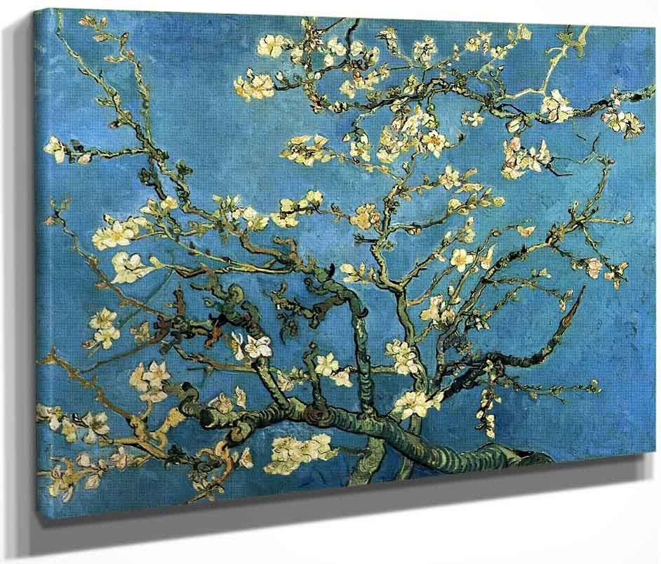 Branches With Almond Blossom By Vincent Van Gogh Print or Painting ...