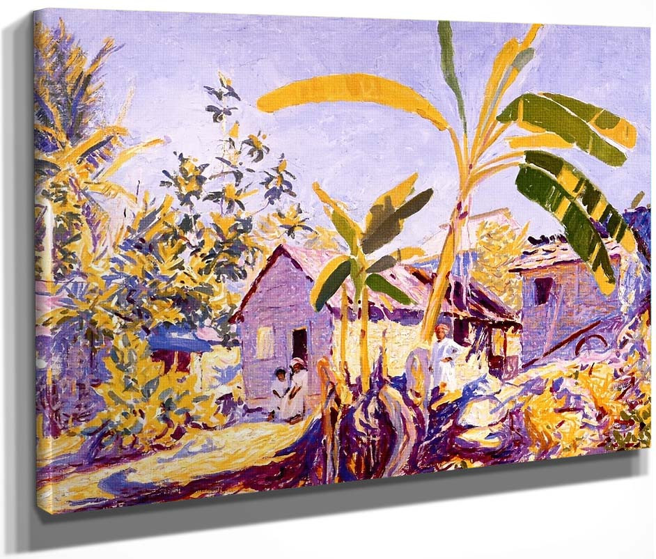 Banana Tree, Jamaica By Edwin Ambrose Webster Art Reproduction from ...