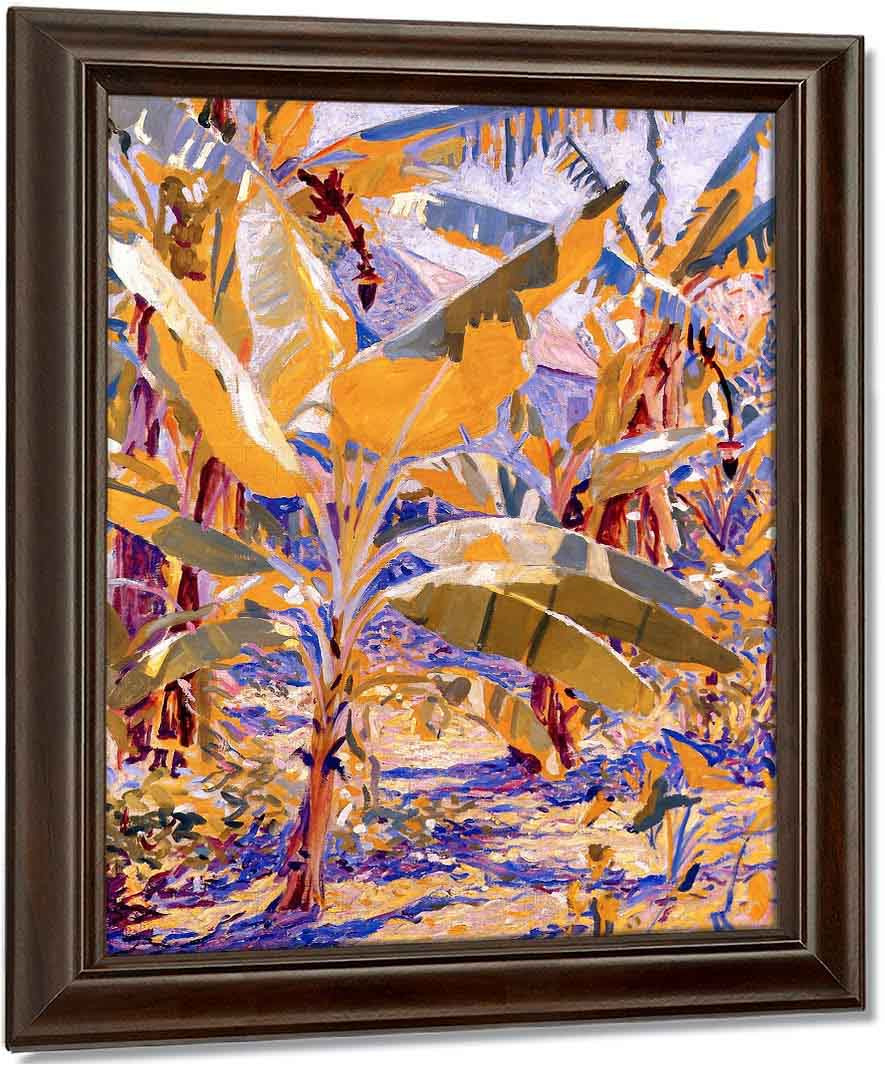 Banana Tree, Jamaica By Edwin Ambrose Webster Art Reproduction from ...