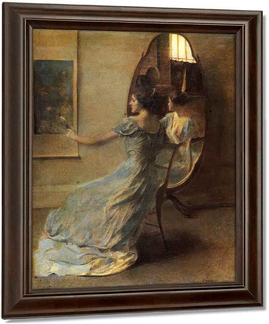 Before The Mirror By Thomas Wilmer Dewing By Thomas Wilmer Dewing Art ...