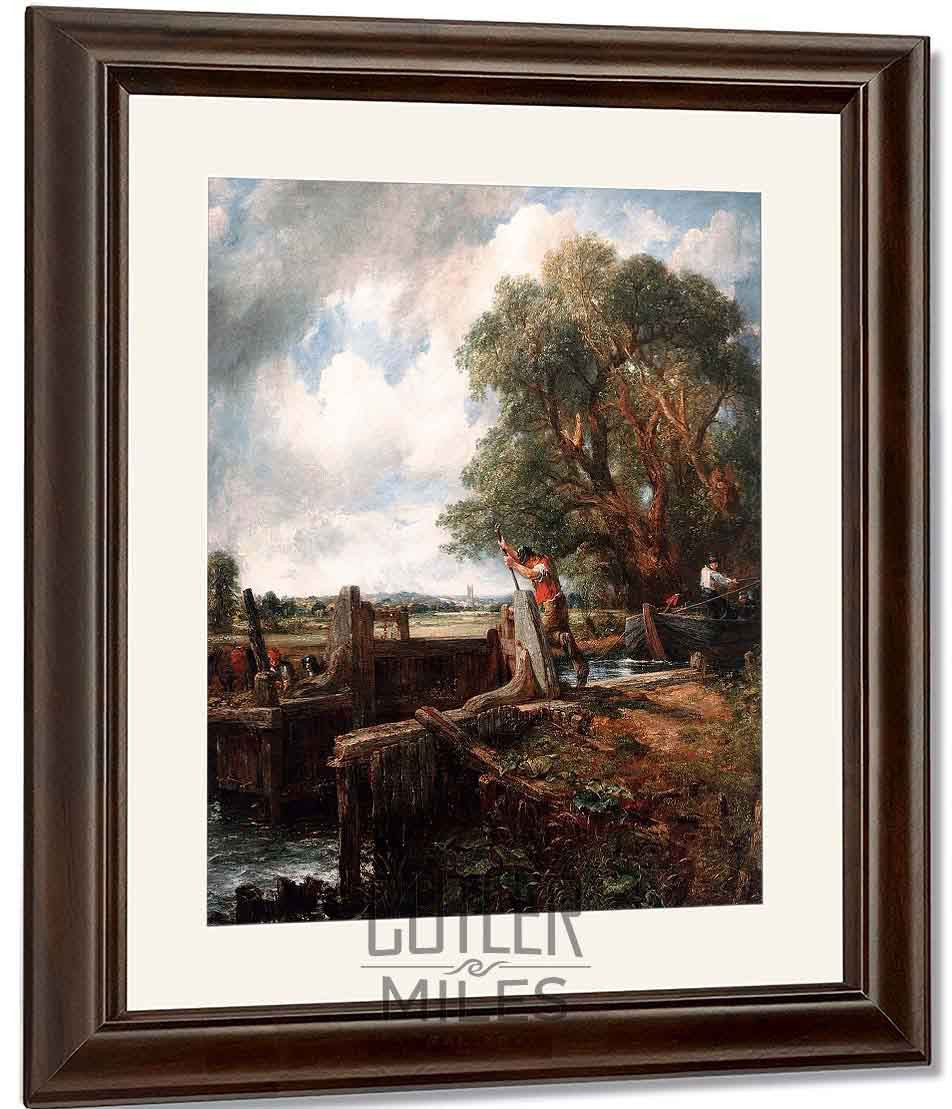 The Lock By John Constable Reproduction from Cutler Miles