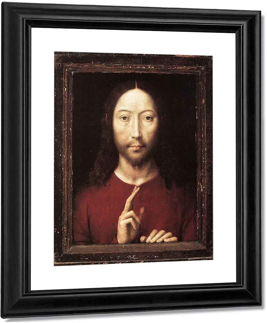Christ Giving His Blessing By Hans Memling Art Reproduction from Cutler ...