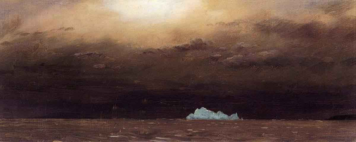 The Icebergs By Frederic Edwin Church Print or Oil Painting ...