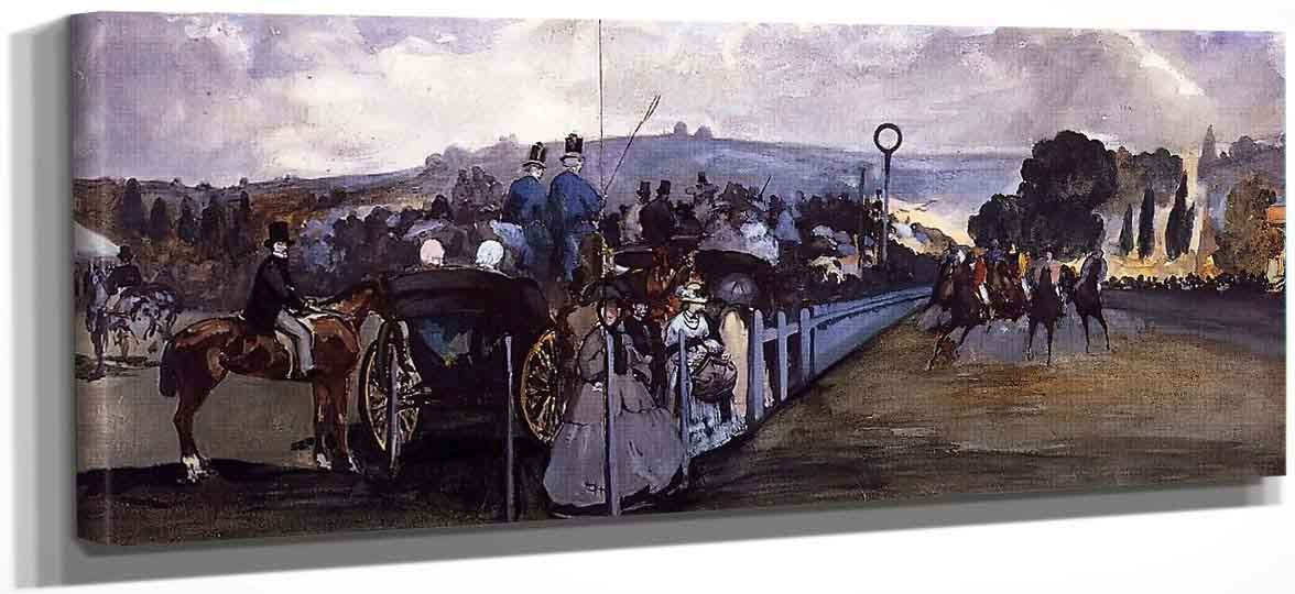The Races At Longchamp By Edouard Manet Art Reproduction from Cutler Miles.