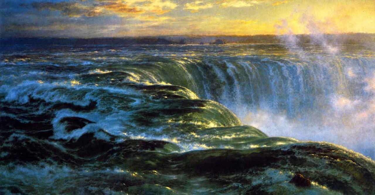 Twilight On The Passaic By Louis Remy Mignot Print or Oil Painting ...