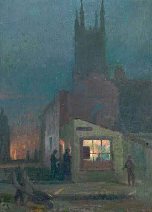 Darley Lane And Bridge Gate Corner, Derby By Ernest Townsend Art ...