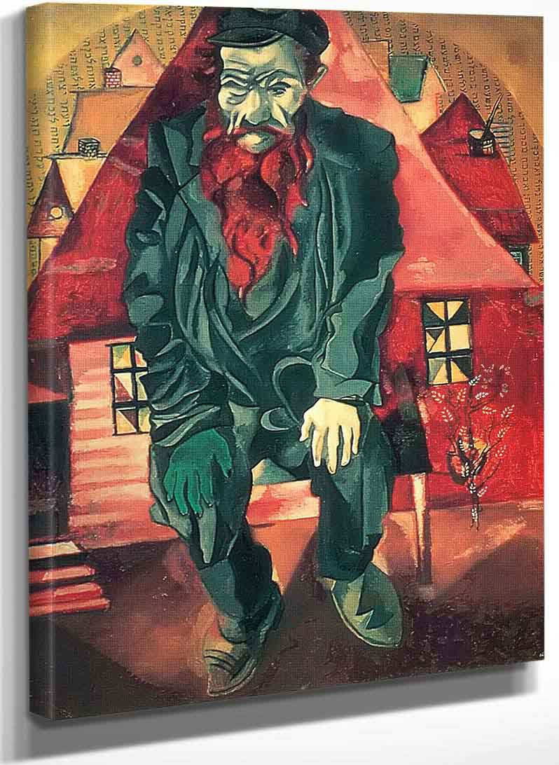 White Crucifixion Marc Chagall Print or Oil Painting Reproduction.