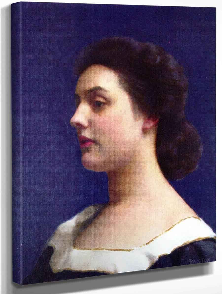 In The Sunlight Portrait Of The Artist's Wife By William Macgregor ...
