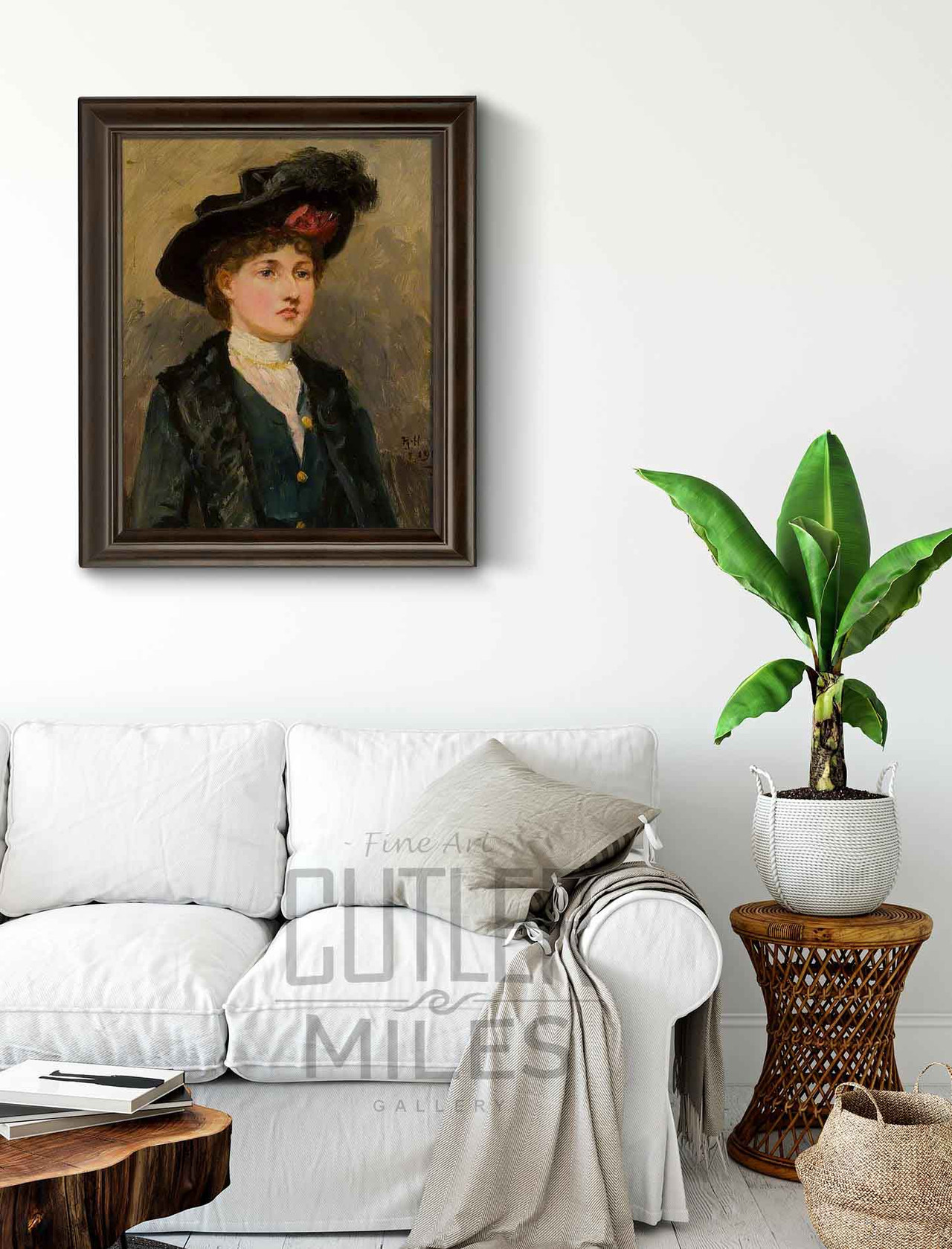 Elsie Wright By Ralph Hedley Art Reproduction from Cutler Miles.