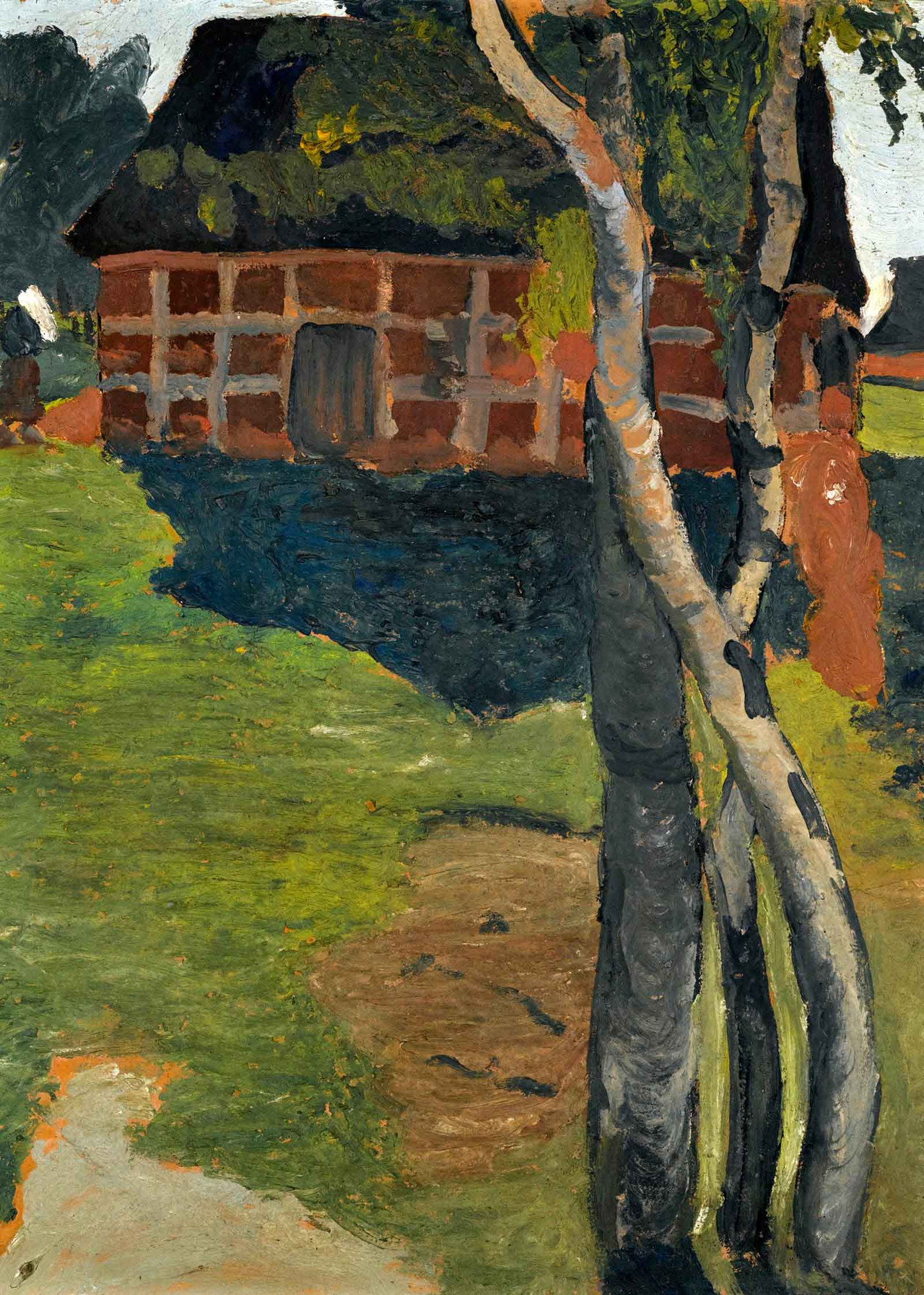 Path With Beeches By Paula Modersohn Becker
