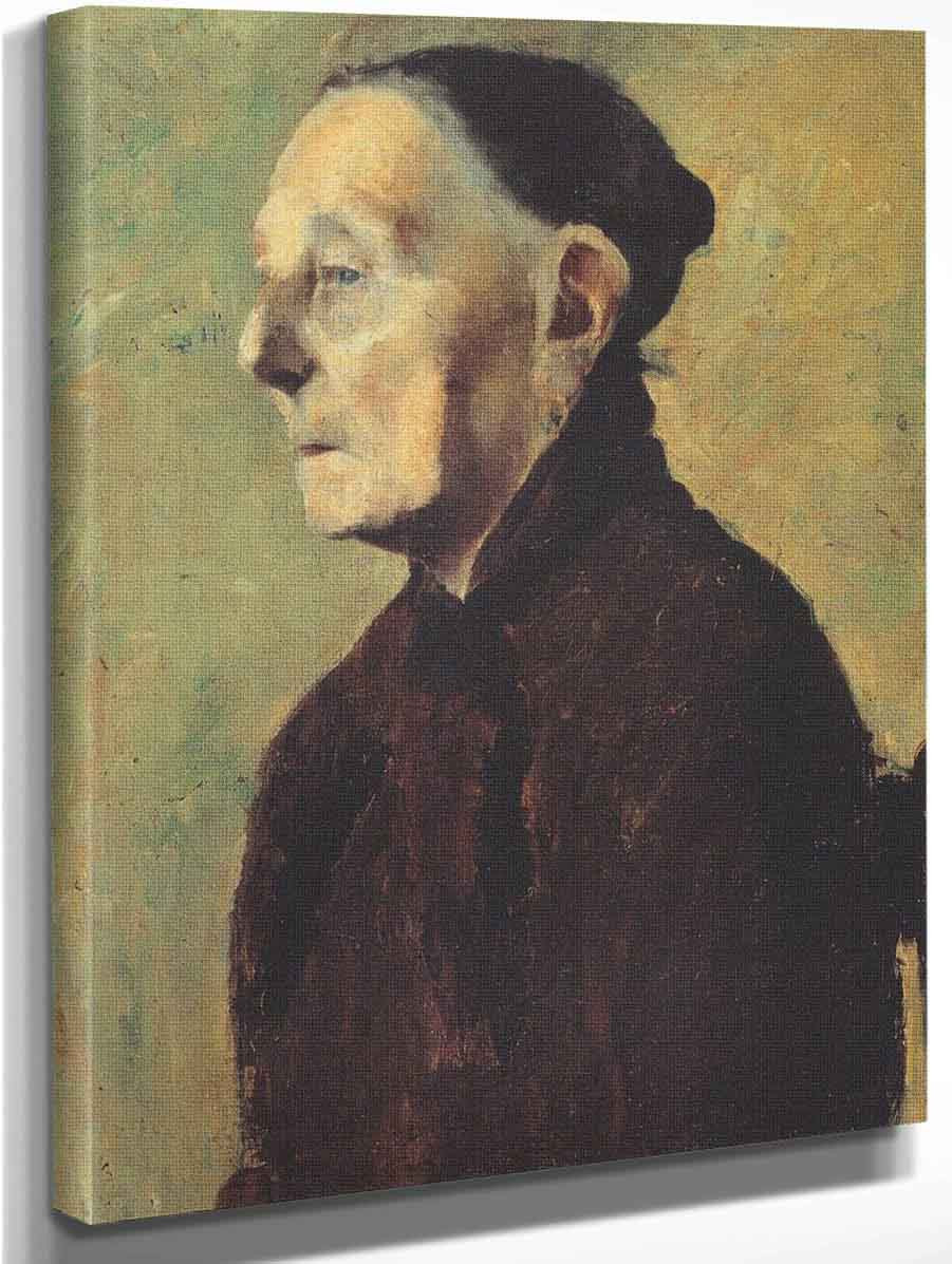 Old Woman In Profile By Paula Modersohn Becker Art Reproduction from ...