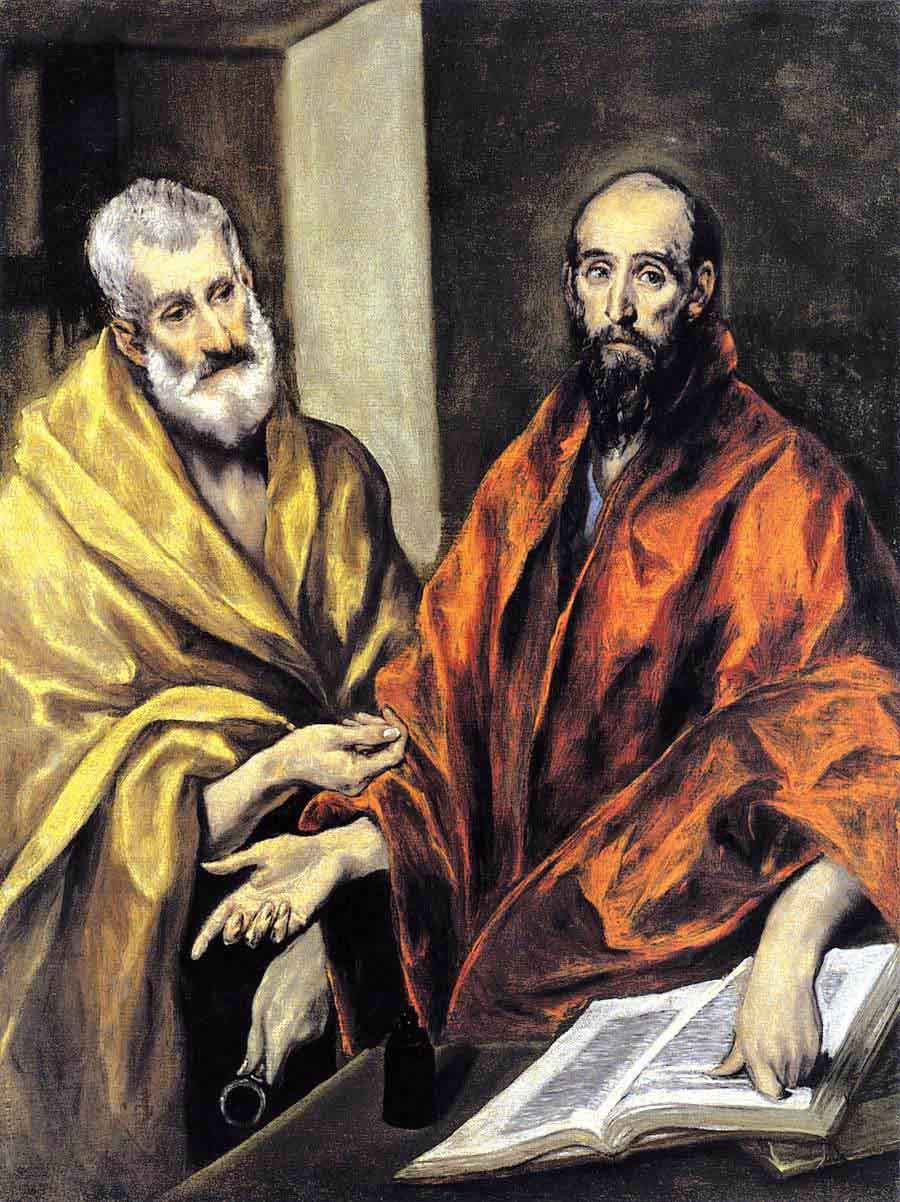 Peter Paul Greco St Peter And St Paul El Greco (1541 1614 Stock Photo
