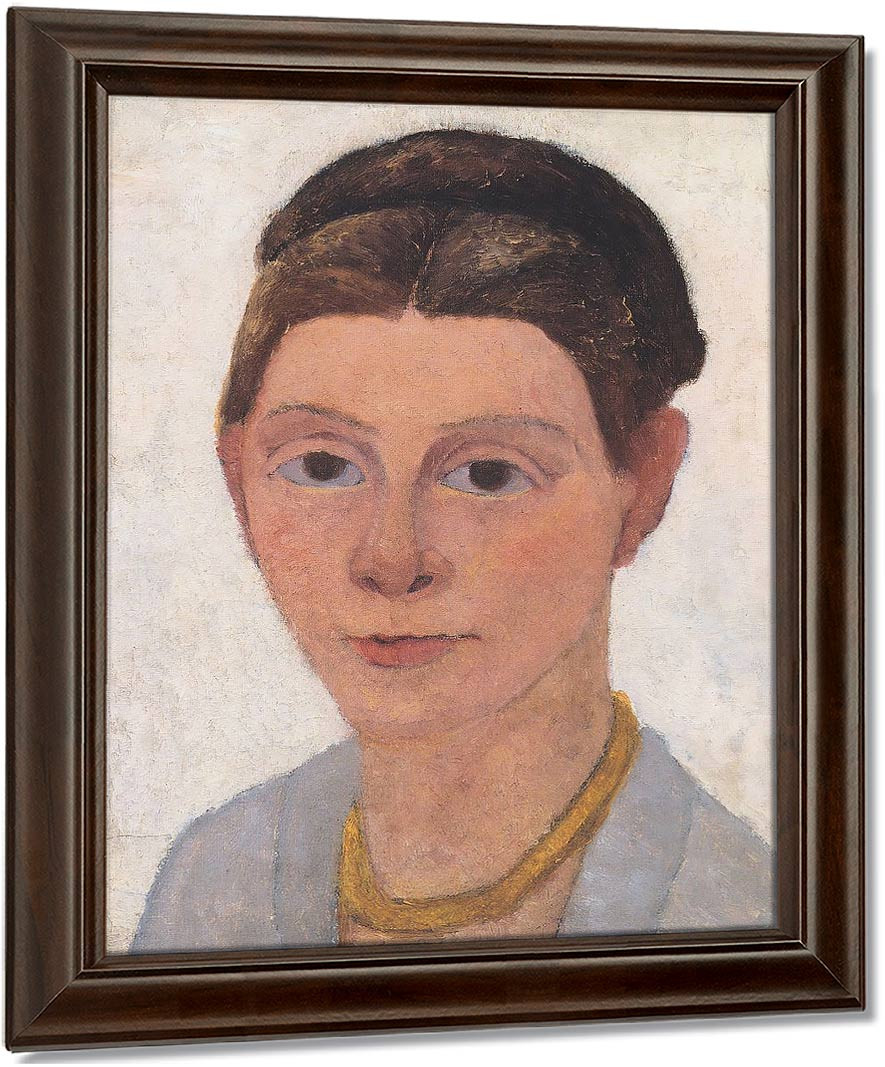 Self Portrait With Amber Necklace By Paula Modersohn Becker Art ...