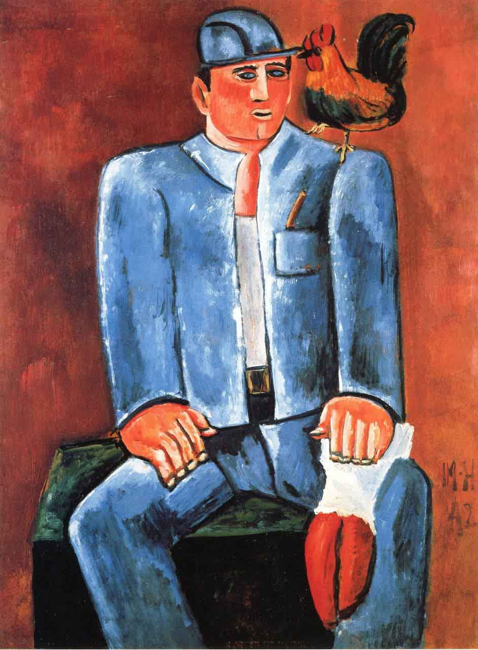 Young Seadog With Friend Billy By Marsden Hartley Art Reproduction from ...
