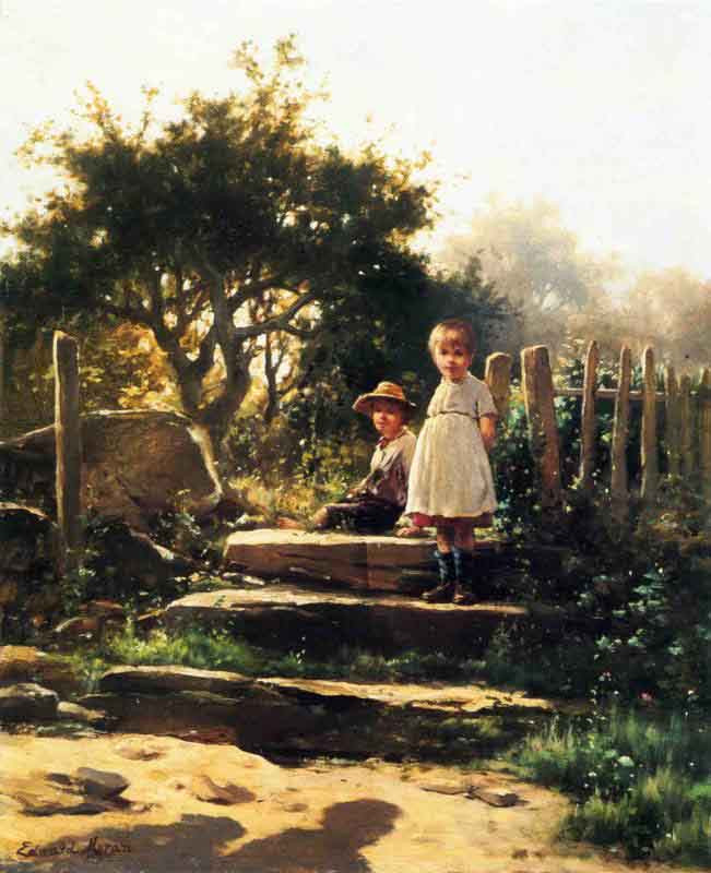 Good Morning By Edward Moran Reproduction