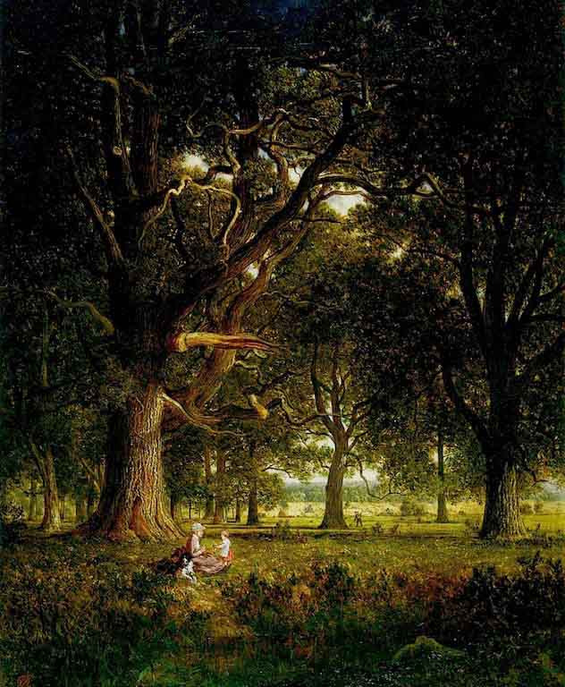In The Forest By David Johnson Reproduction