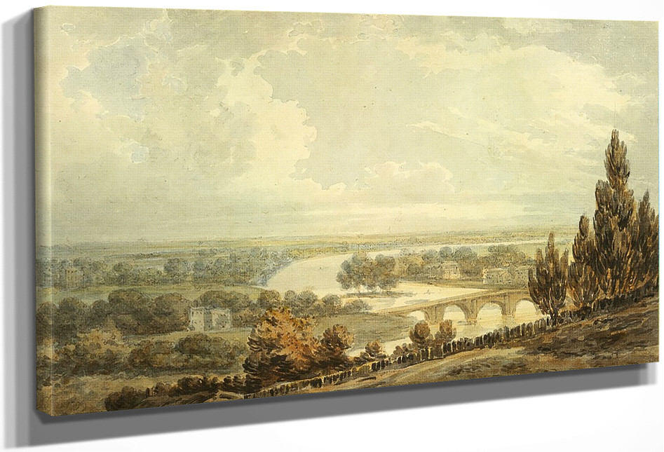 Panoramic View Of The Thames By Joseph Mallord William Turner Print or ...