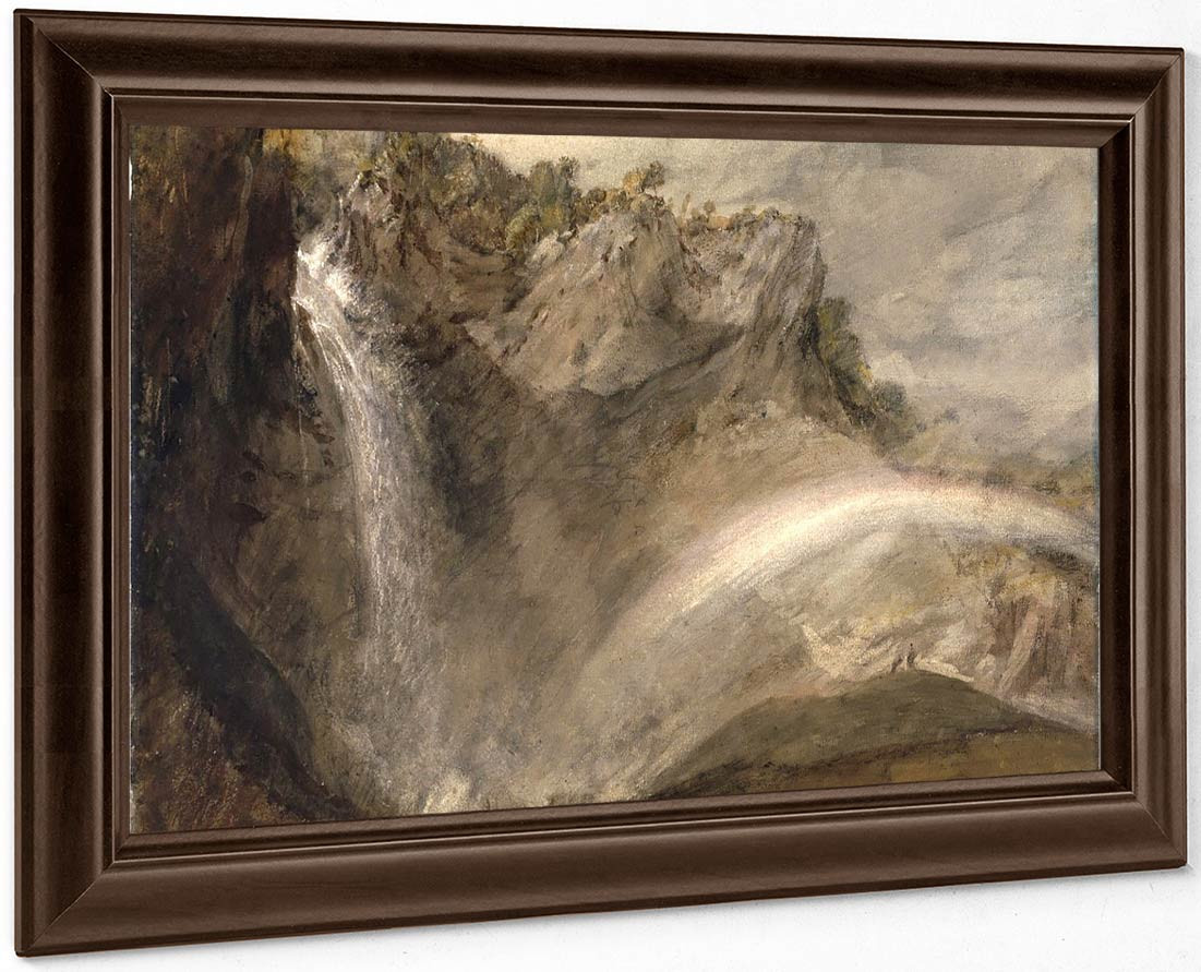 Upper Falls Of The Reichenbach By Joseph Mallord William Turner Print ...