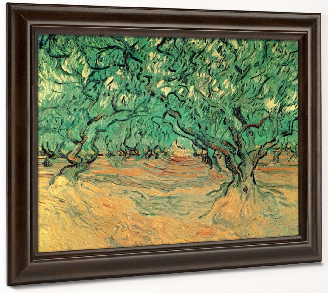 Olive Trees By Vincent Van Gogh Print or Painting Reproduction from ...