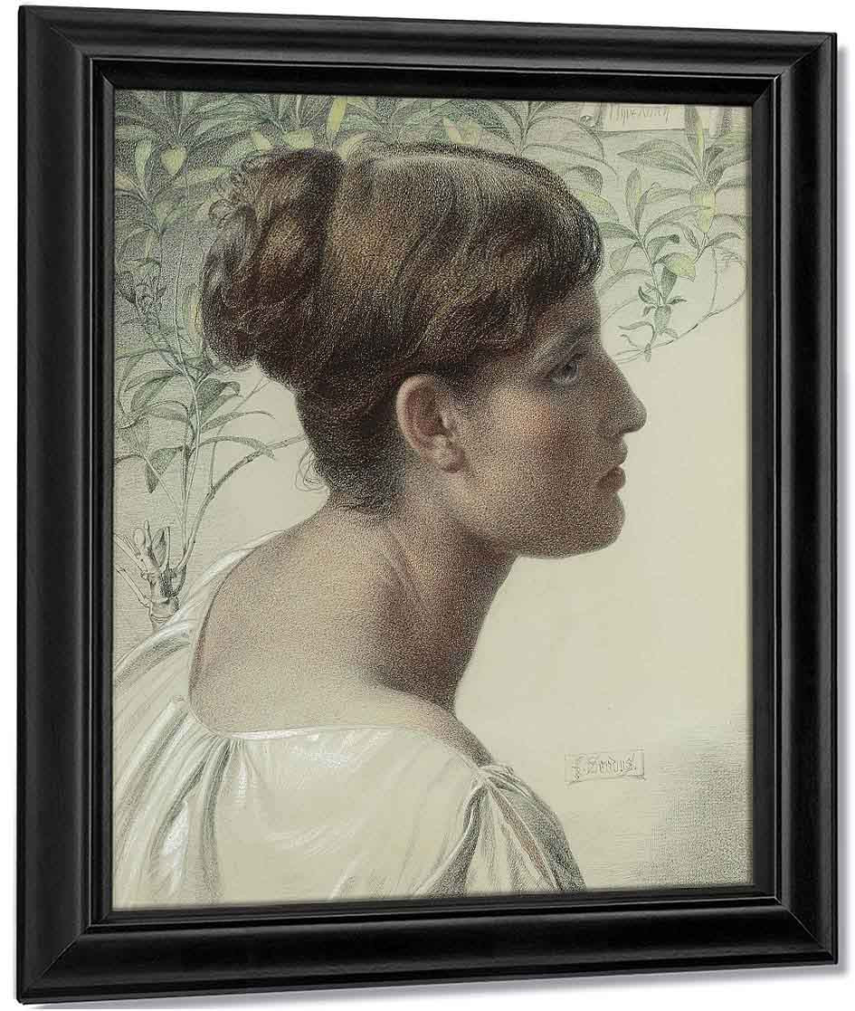 Penelope By Anthony Frederick Sandys Reproduction from Cutler Miles