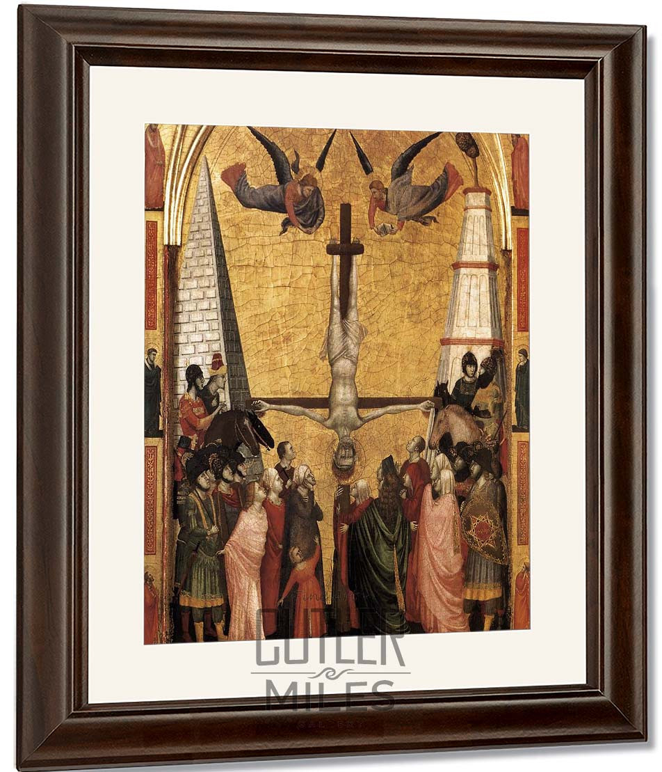 The Stefaneschi Triptych Martyrdom Of Peter By Giotto Di Bondone ...