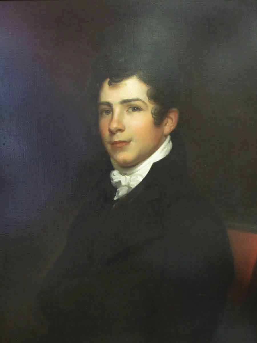 Charles Sloan By Rembrandt Peale Art Reproduction from Cutler Miles.
