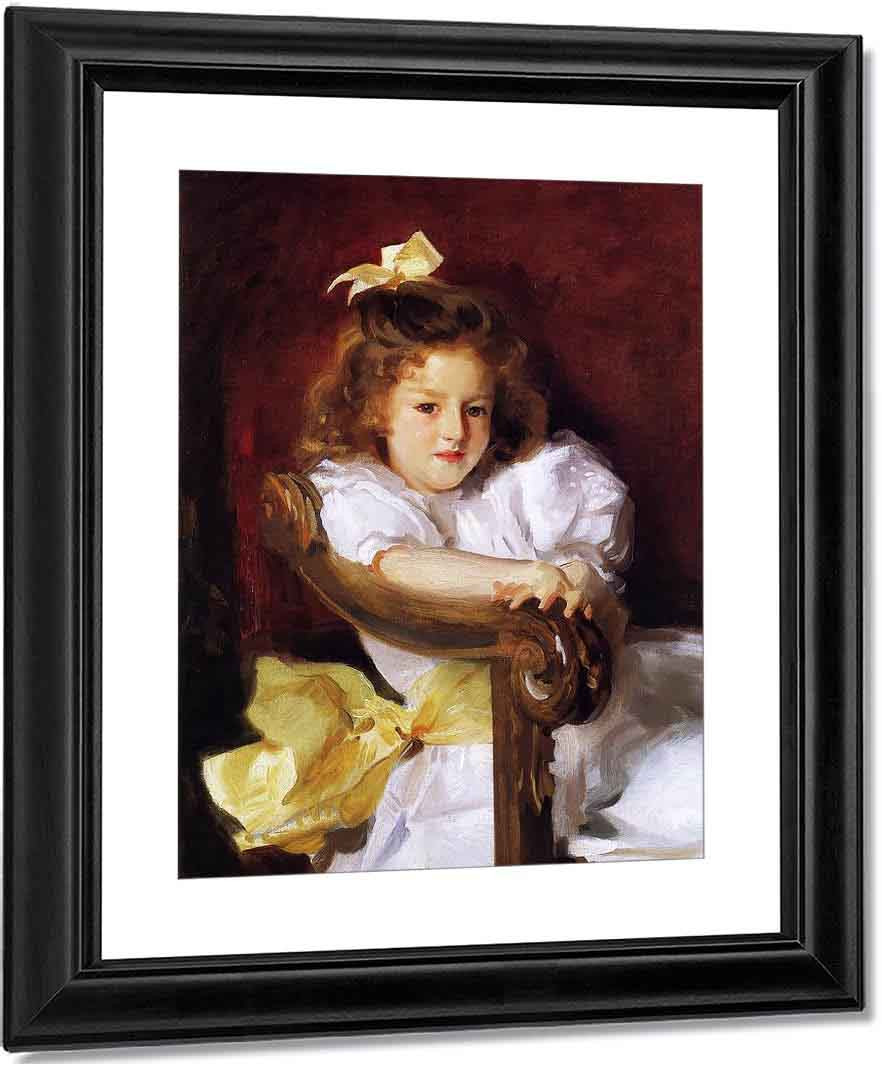 Charlotte Cram By John Singer Sargent Art Reproduction from Cutler Miles.