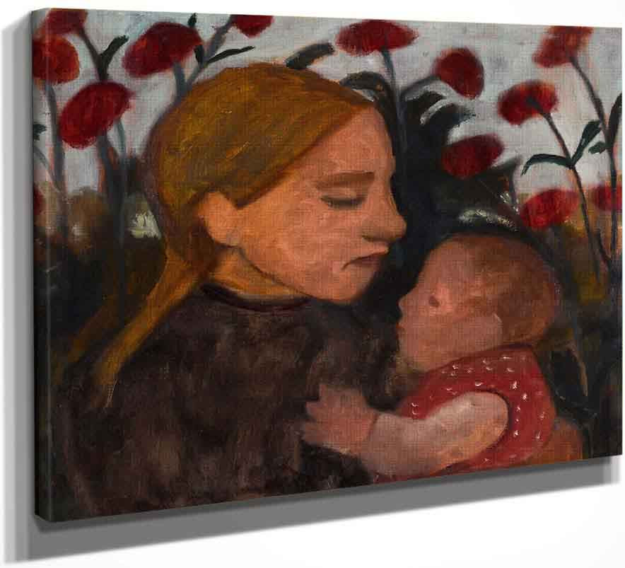 Girl With Child By Paula Modersohn Becker Print or Painting ...