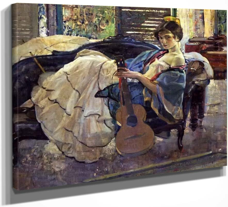 String Artist By Richard Edward Miller Print or Painting Reproduction ...