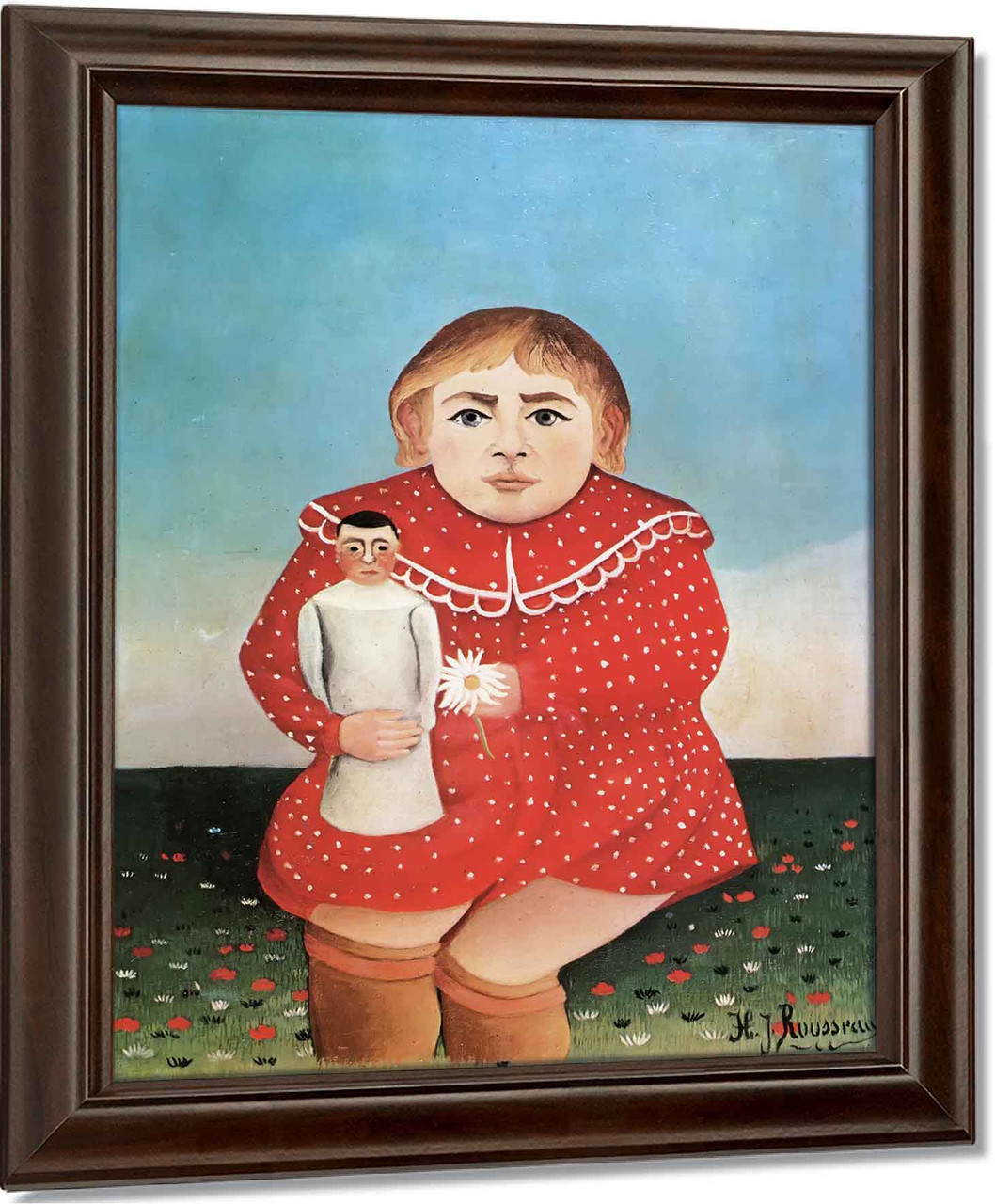 Child With Doll by Henri Rousseau