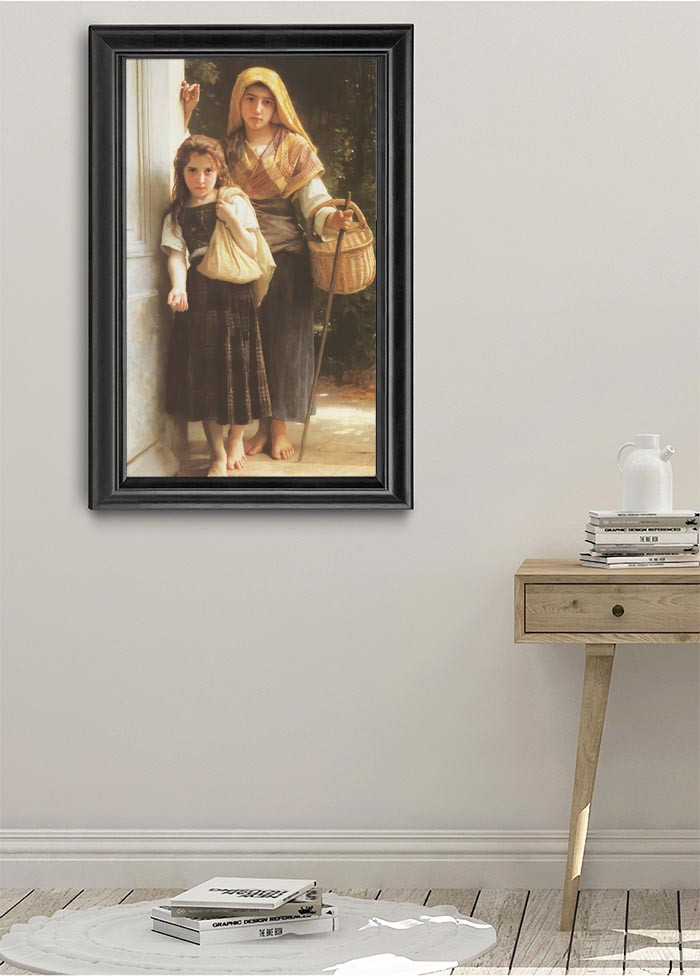 The Little Beggar Girls William Bouguereau