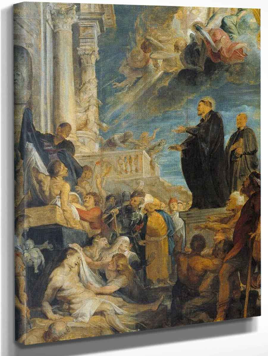 Miracle Of St Ignatius Of Loyola By Peter Paul Rubens Art Reproduction ...